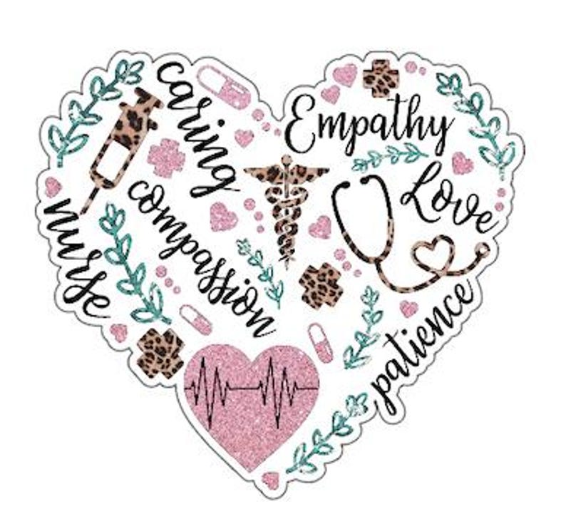 Nurse Vinyl Waterproof Sticker - Show How Much You Appreciate Your ...