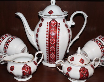 Ukrainian Tea Set - Etsy