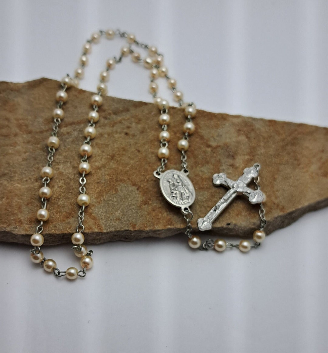 St. Anne Relic Rosary - Etsy