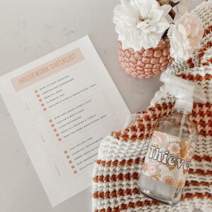 Housework Checklist: Digital Download - Etsy