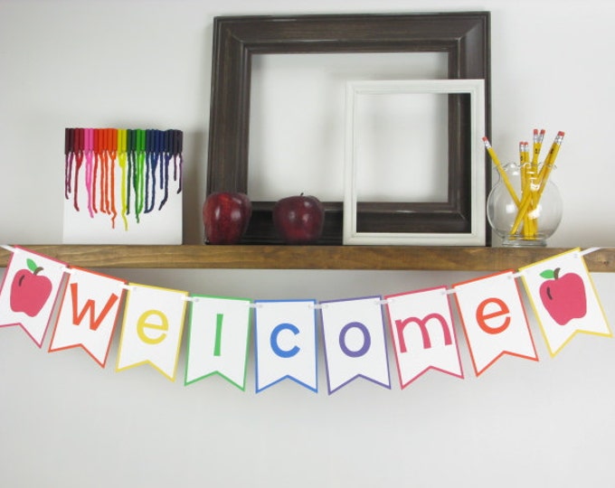 Welcome Banner Apple Banner Apple Classroom Teacher Banner Retirement ...