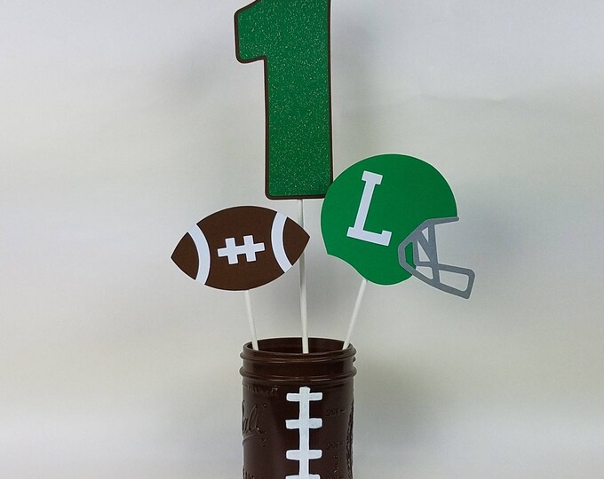 Football Centerpiece Football Party Decor - Etsy