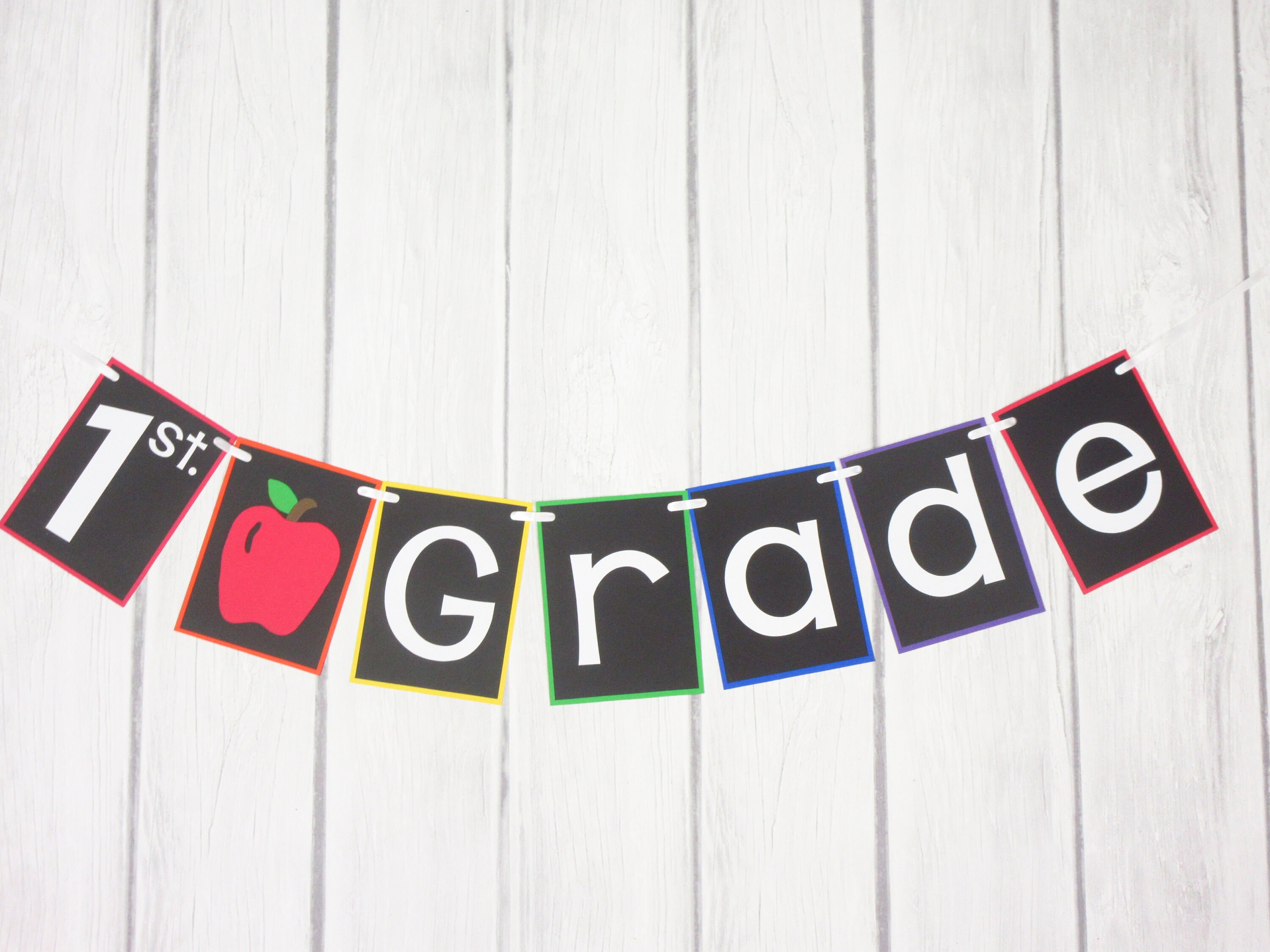 Teacher Banner Classroom Banner Apple Banner Chalkboard | Etsy