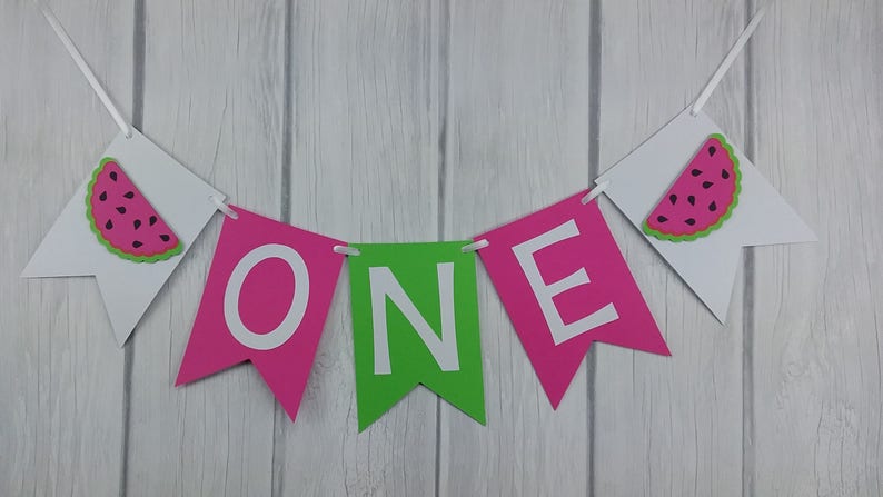Watermelon Banner Watermelon Party Summer Decor - Etsy
