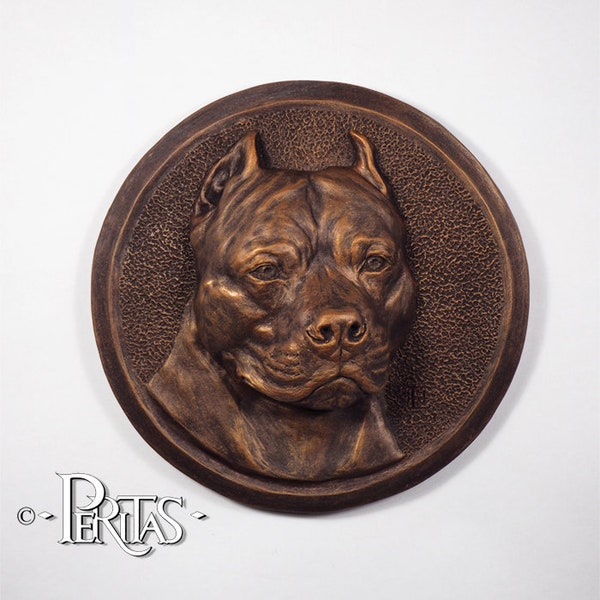 Pit Bull Sculpture - Etsy