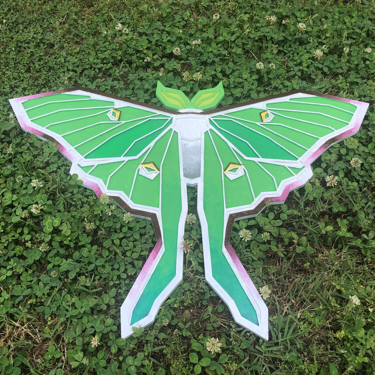 Geometric Luna Moth SVG Vector File Wall Decor Art File for - Etsy