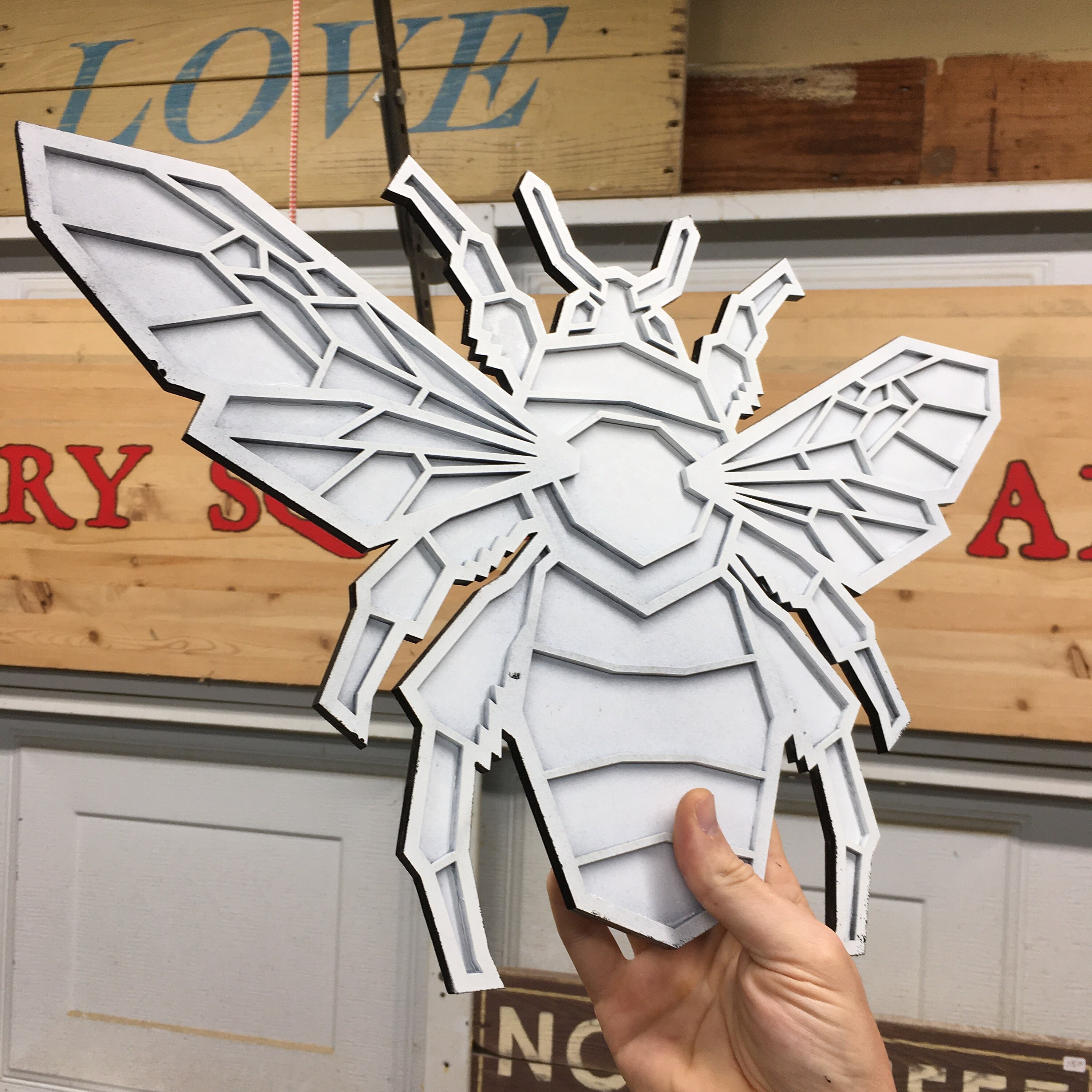 Geometric Bumblebee SVG Vector File Wall Decor Art File for - Etsy