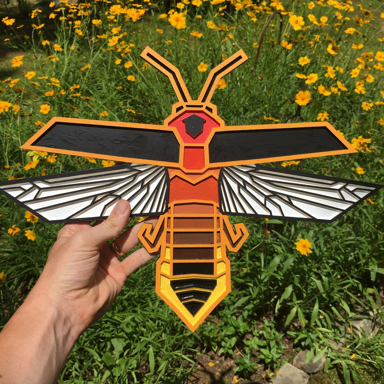 Geometric Firefly Lightning Bug SVG Vector File Wall Decor Art - Etsy