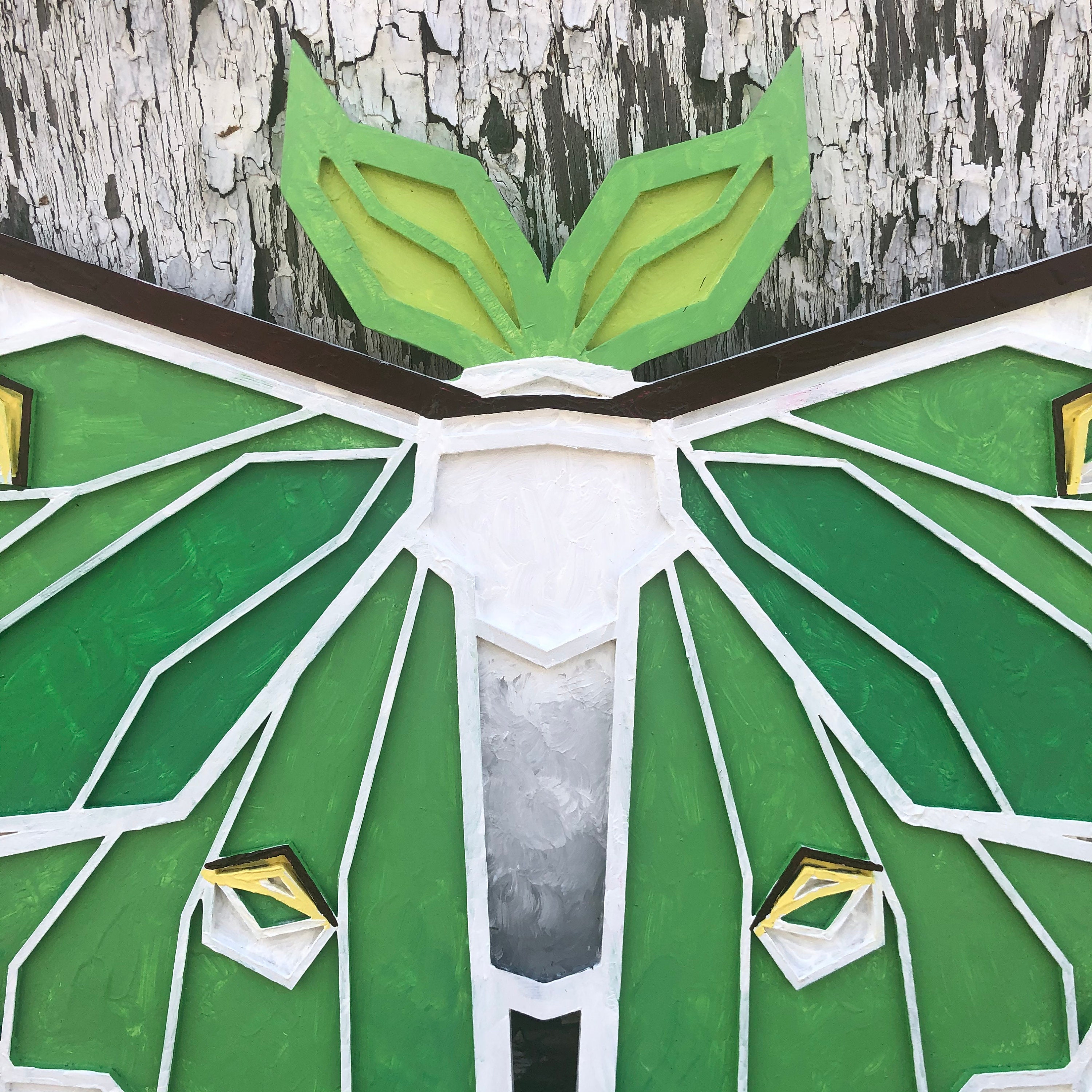 Geometric Luna Moth SVG Vector File Wall Decor Art File for - Etsy