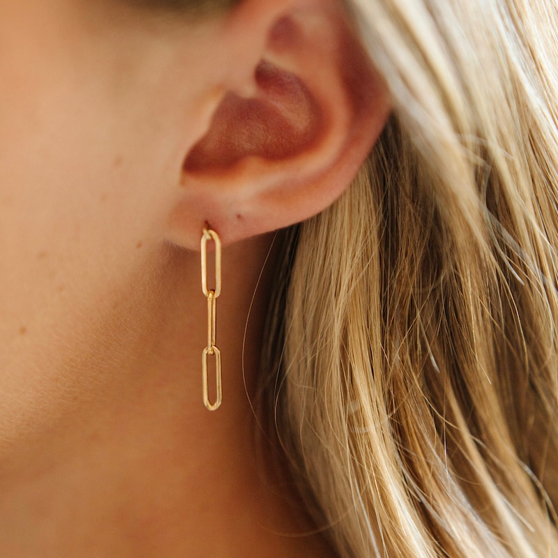 Chain Clip on Earrings - Etsy