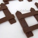 Fences Fondant Cake Topper Handmade Edible Cake Topper 6 Pcs - Etsy