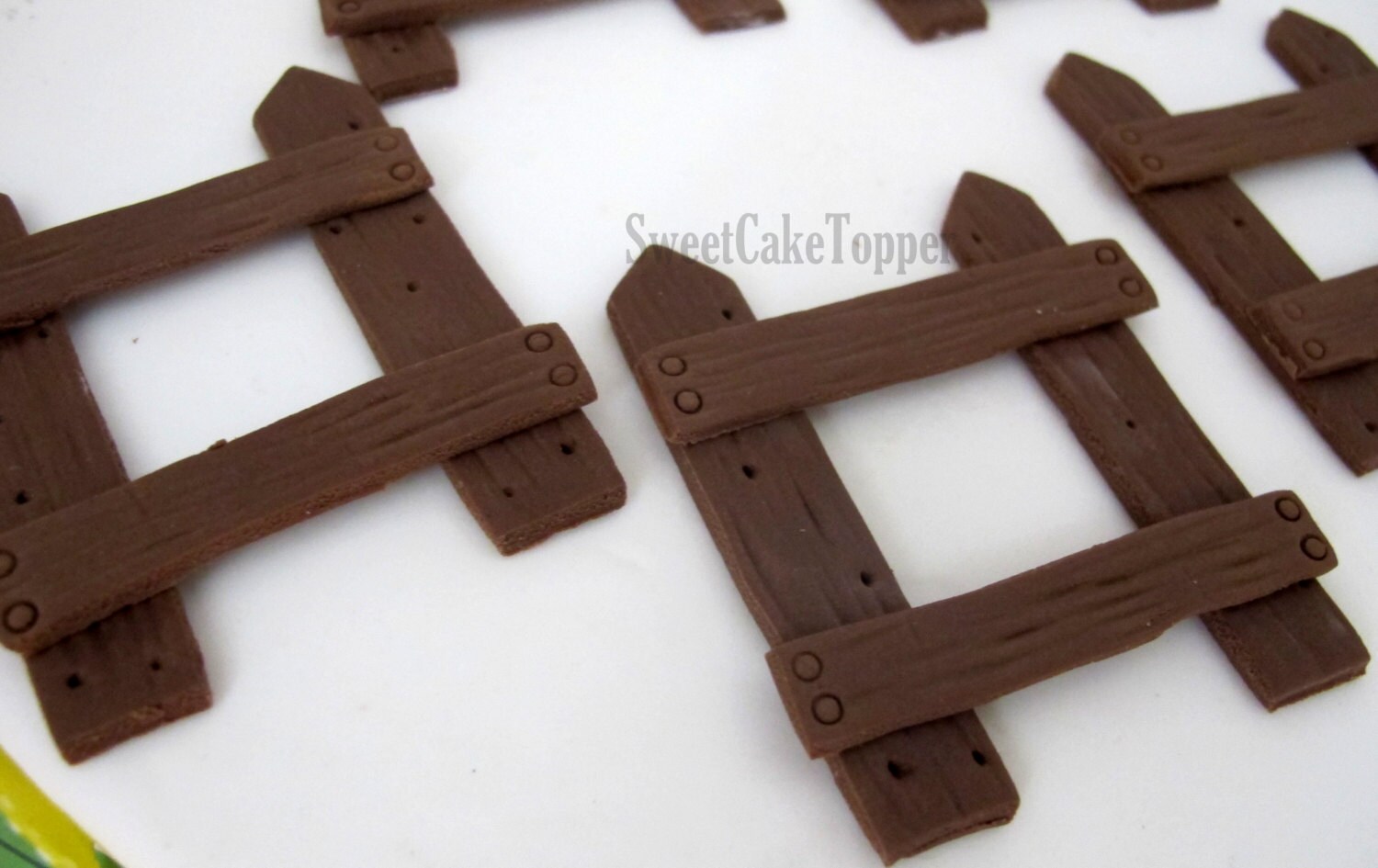 Handmade Fences Fondant Cake Topper - Farmville Cake, 6 Pcs - Etsy