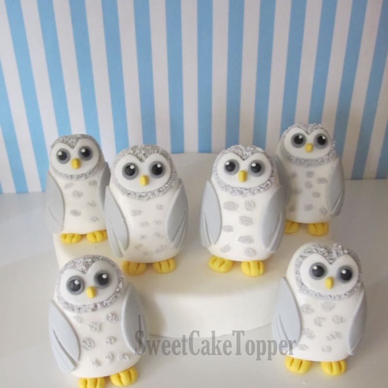 Fondant Owls - Etsy