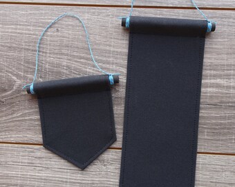 Mini Long Pin Banner Enamel Pin Display Pick Your Color - Etsy