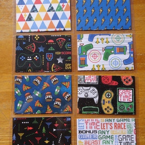 8 Mini Cash Envelopes Gamer Set Holo Foil Laminated Envelopes Cash ...