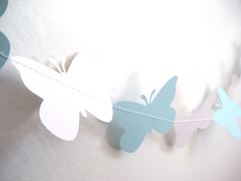 It's A Boy/ Baby Shower Paper Garland Pastel Blue and - Etsy