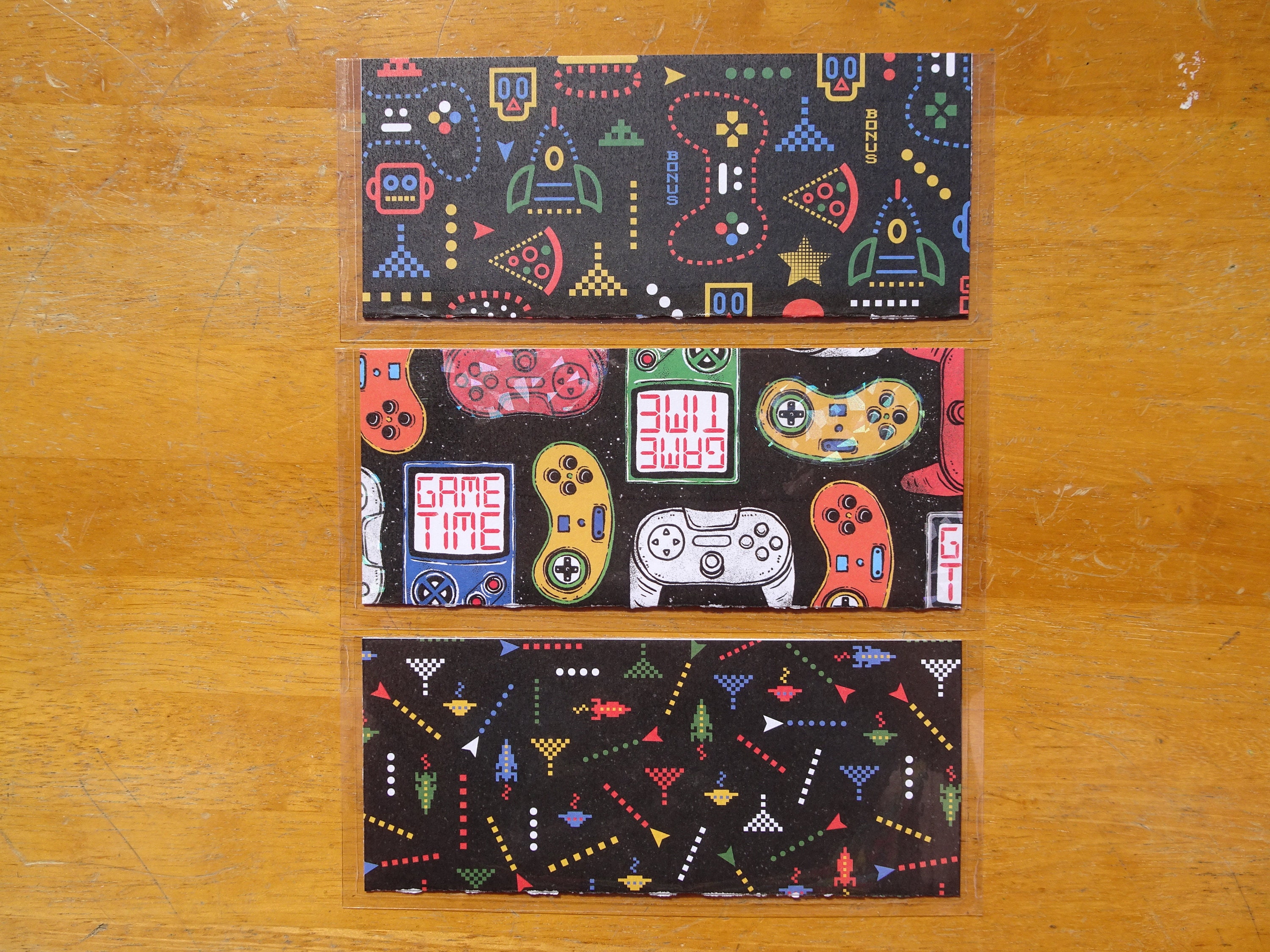 3 Cash Envelopes Rainbow Gamer Laminated Envelopes Cash - Etsy