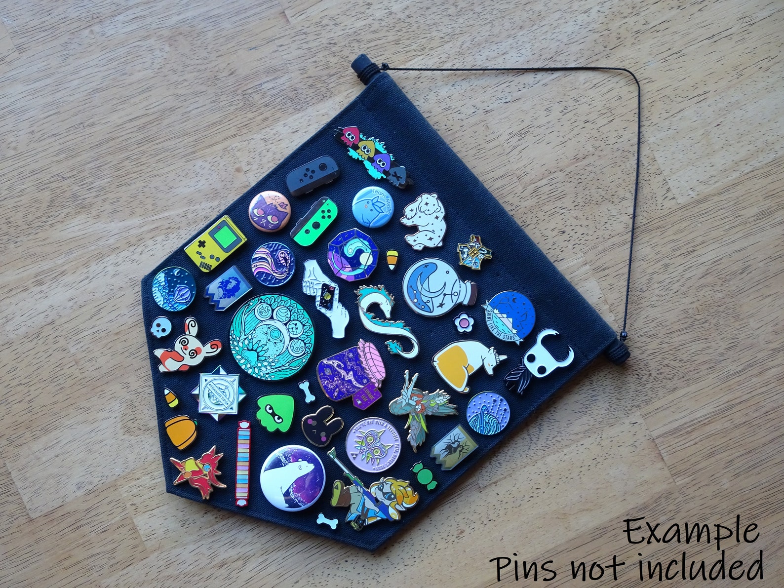 Pin Banner Enamel Pin Display Black - Etsy