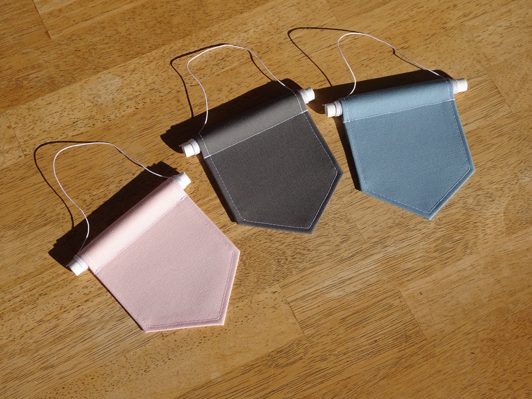 Mini Pin Banner - Enamel Pin Display - Pick Your Color! - Light Pink or ...