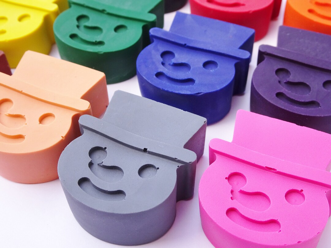 24 Snowman Crayons Novelty Crayons Christmas Crayons Party Favor ...