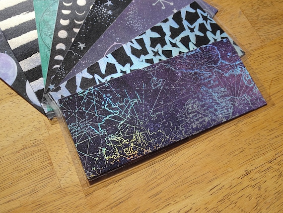8 Cash Envelopes Space Galaxy Laminated Envelopes Cash - Etsy
