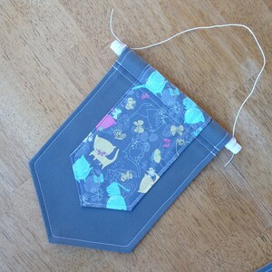 Small Decorative Pin Banner Cat Enamel Pin Display Kitty Cat Gray ...