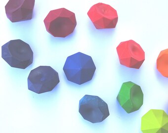 12 Gem Crayons Novelty Crayons Gemstone Crayons Party - Etsy