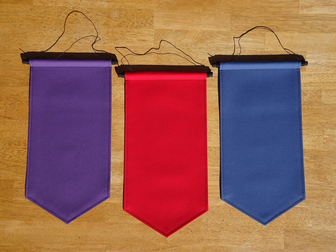 Large Long Pin Banner - Enamel Pin Display - Pick Your Color! - Etsy