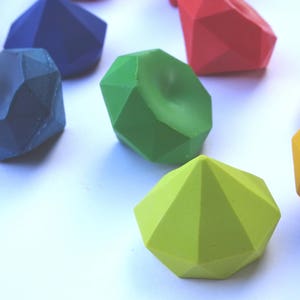 12 Gem Crayons Novelty Crayons Gemstone Crayons Party Favor Stocking ...