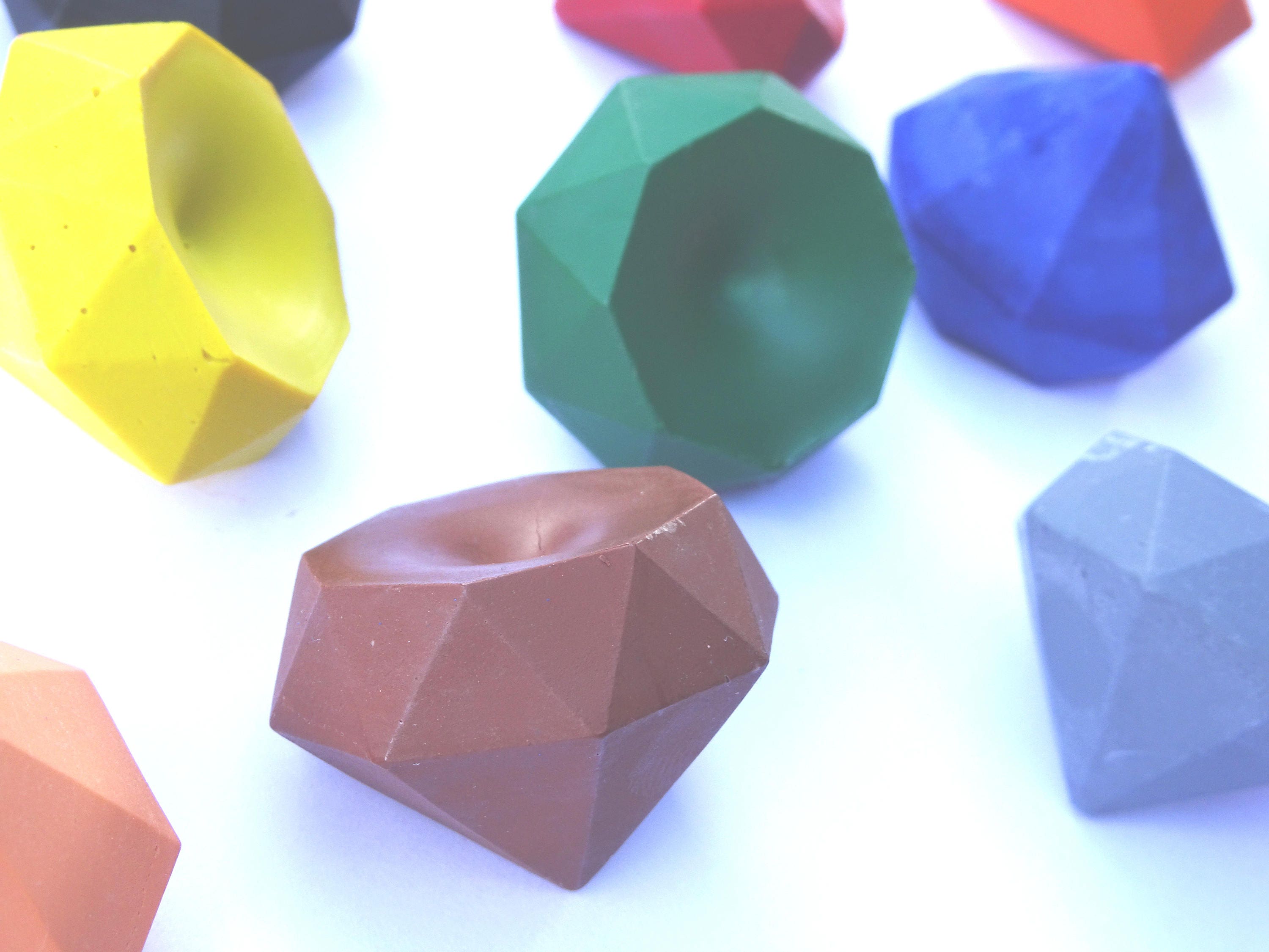 12 Gem Crayons Novelty Crayons Gemstone Crayons Party | Etsy