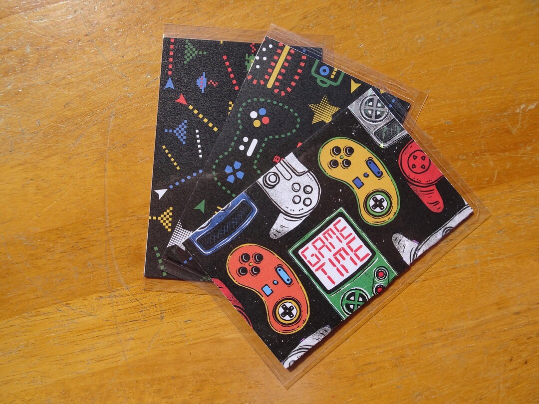 3 Mini Cash Envelopes Rainbow Gamer Laminated Envelopes - Etsy