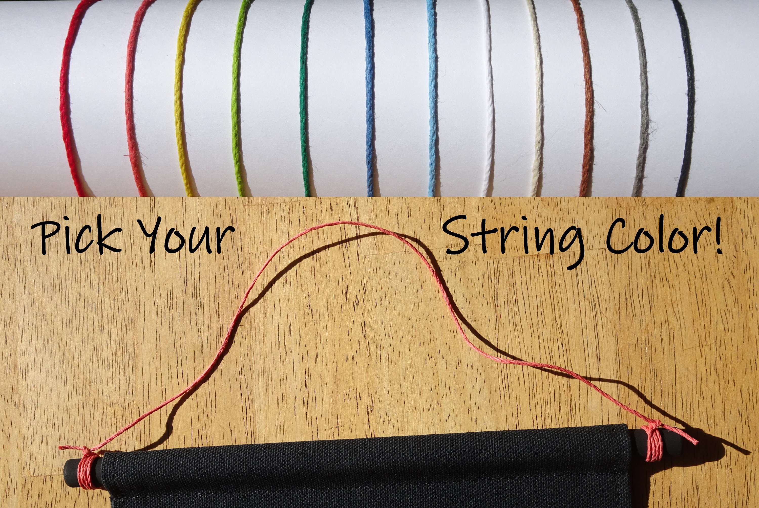 Black Pin Banner Pick Your String Color Enamel Pin | Etsy