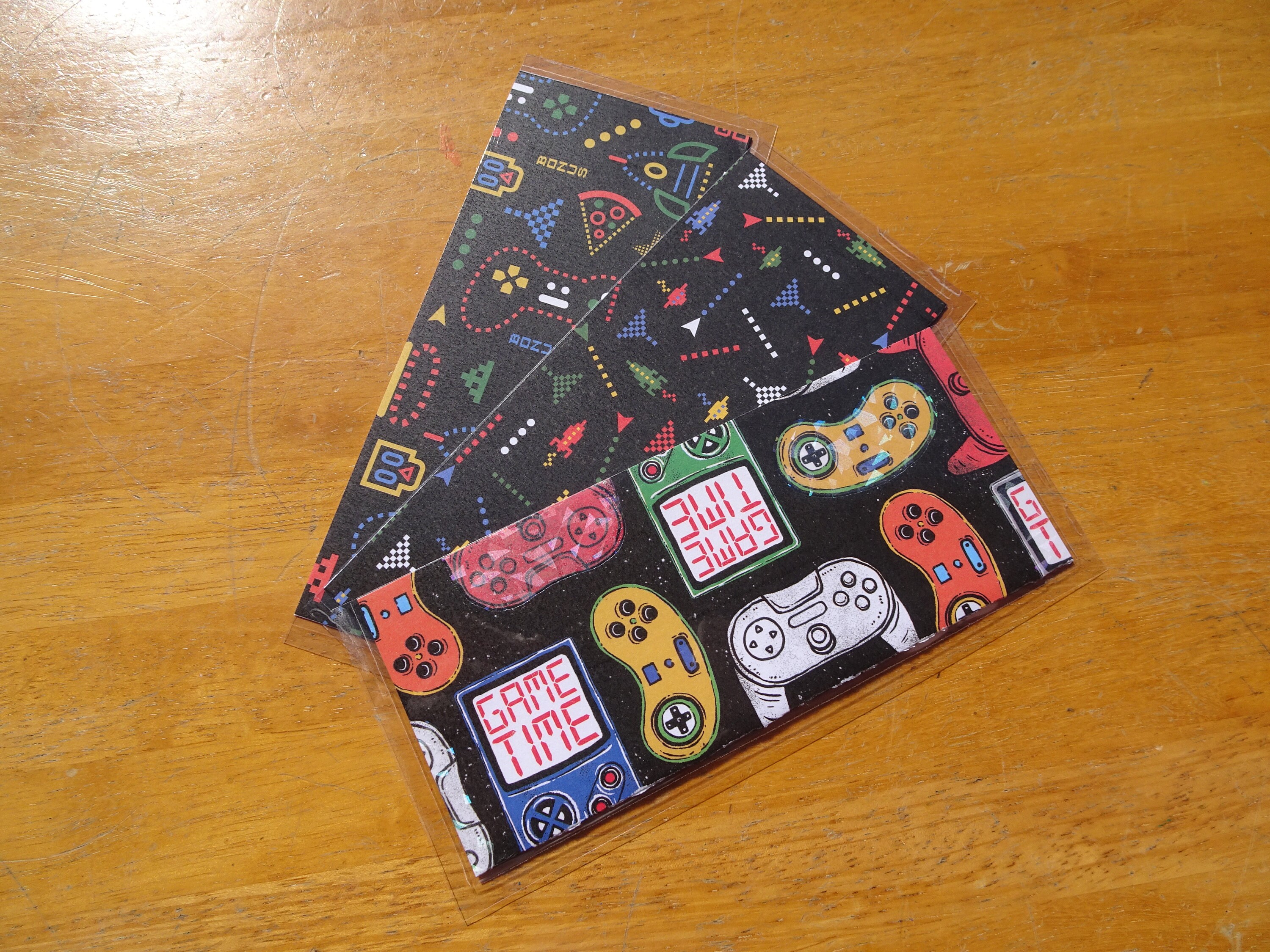 3 Cash Envelopes Rainbow Gamer Laminated Envelopes Cash - Etsy