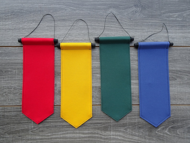 Mini Long Pin Banner Enamel Pin Display Pick Your Color | Etsy