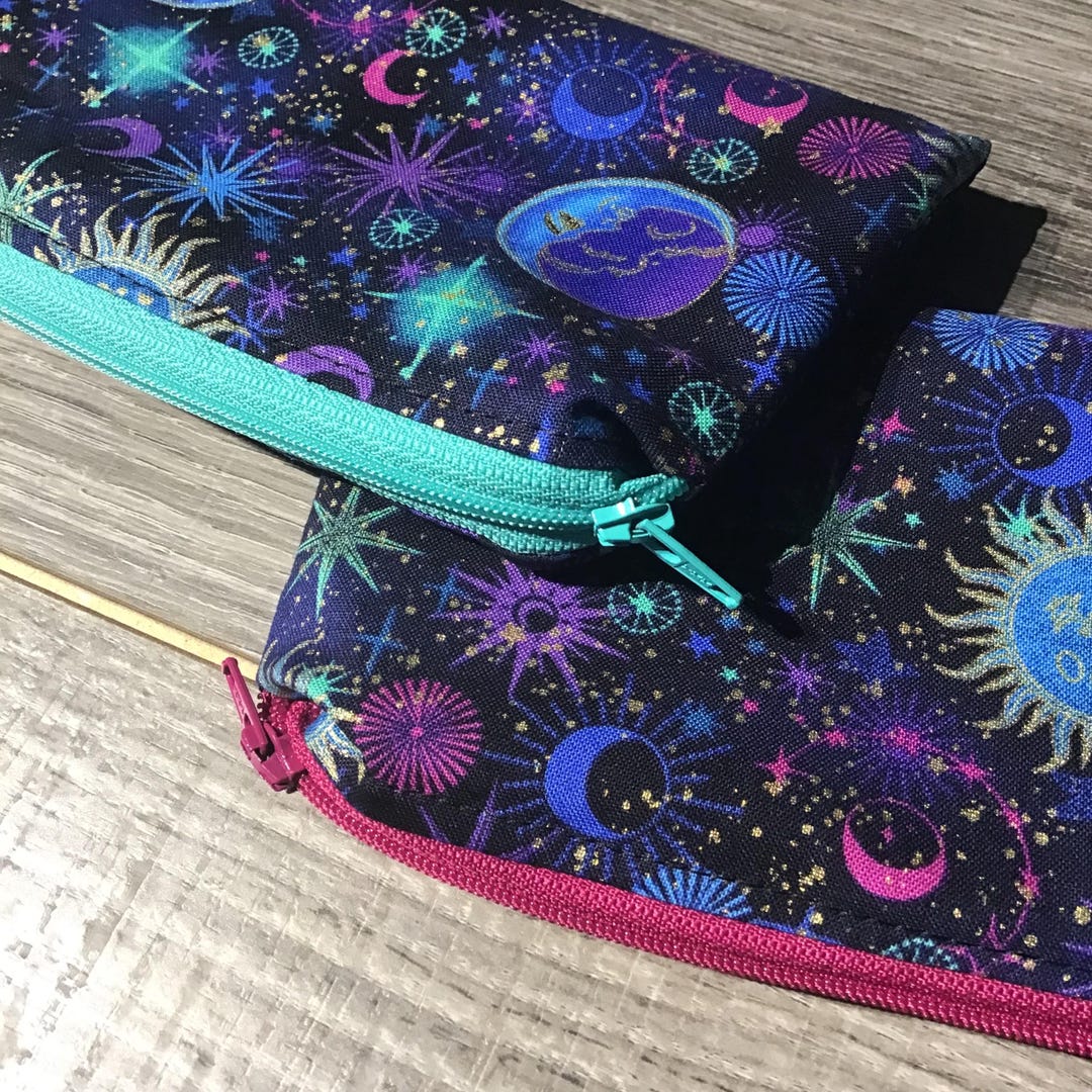 Celestial Zipper Bag - Cosmos Storage Bag - Makeup Bag - Etsy