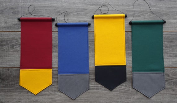 Long Pin Banner Enamel Pin Display Pick Your Color - Etsy