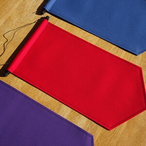 Large Long Pin Banner - Enamel Pin Display - Pick Your Color! - Etsy