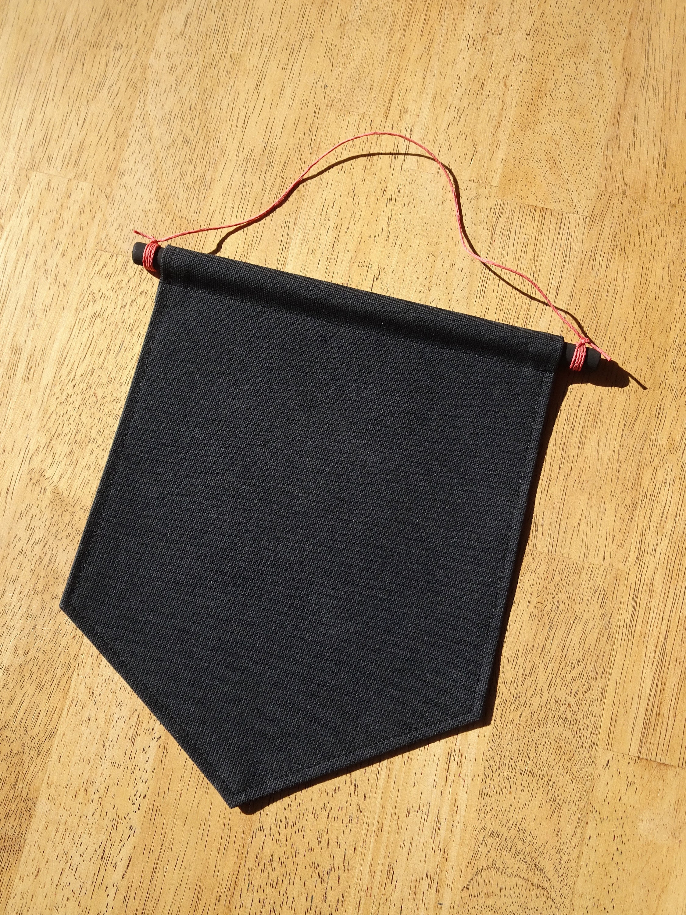 Black Pin Banner Pick Your String Color Enamel Pin | Etsy