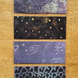 8 Cash Envelopes - Space - Galaxy - Laminated Envelopes - Cash ...