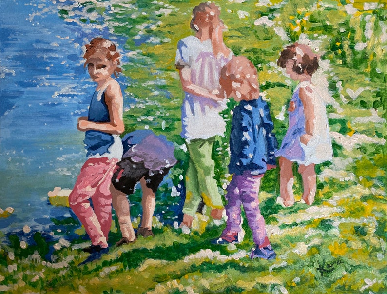 Art Print, Lazy Days of Summer, Framed or Unframed, Signed by the ...