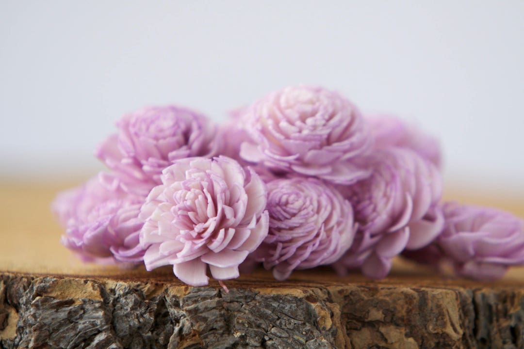 Lavender Mini Chorki Flowers - Set of 150 - Etsy