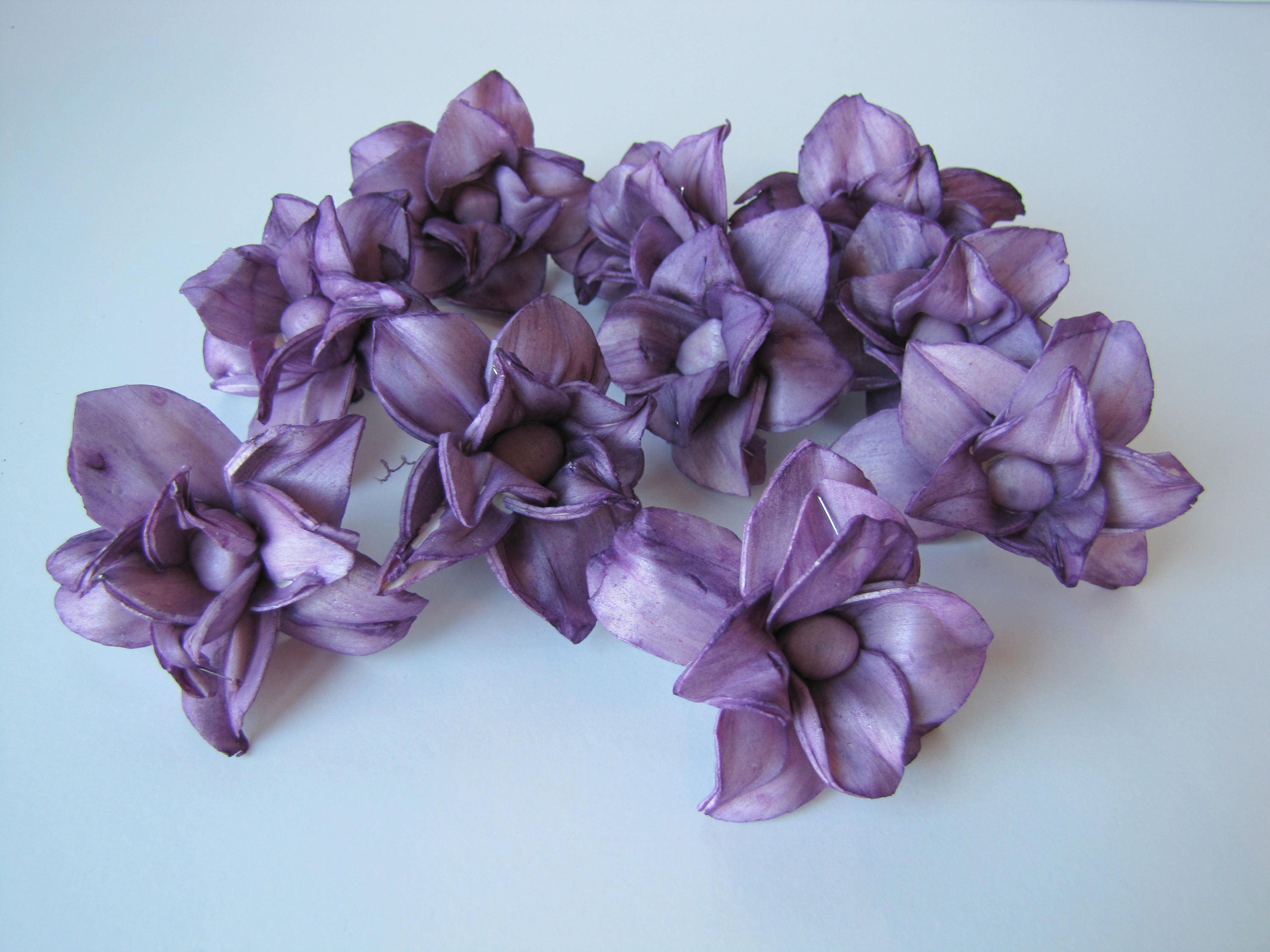 Purple Star Magnolia Sola Flowers - SET OF 10 , Purple Sola Flowers ...