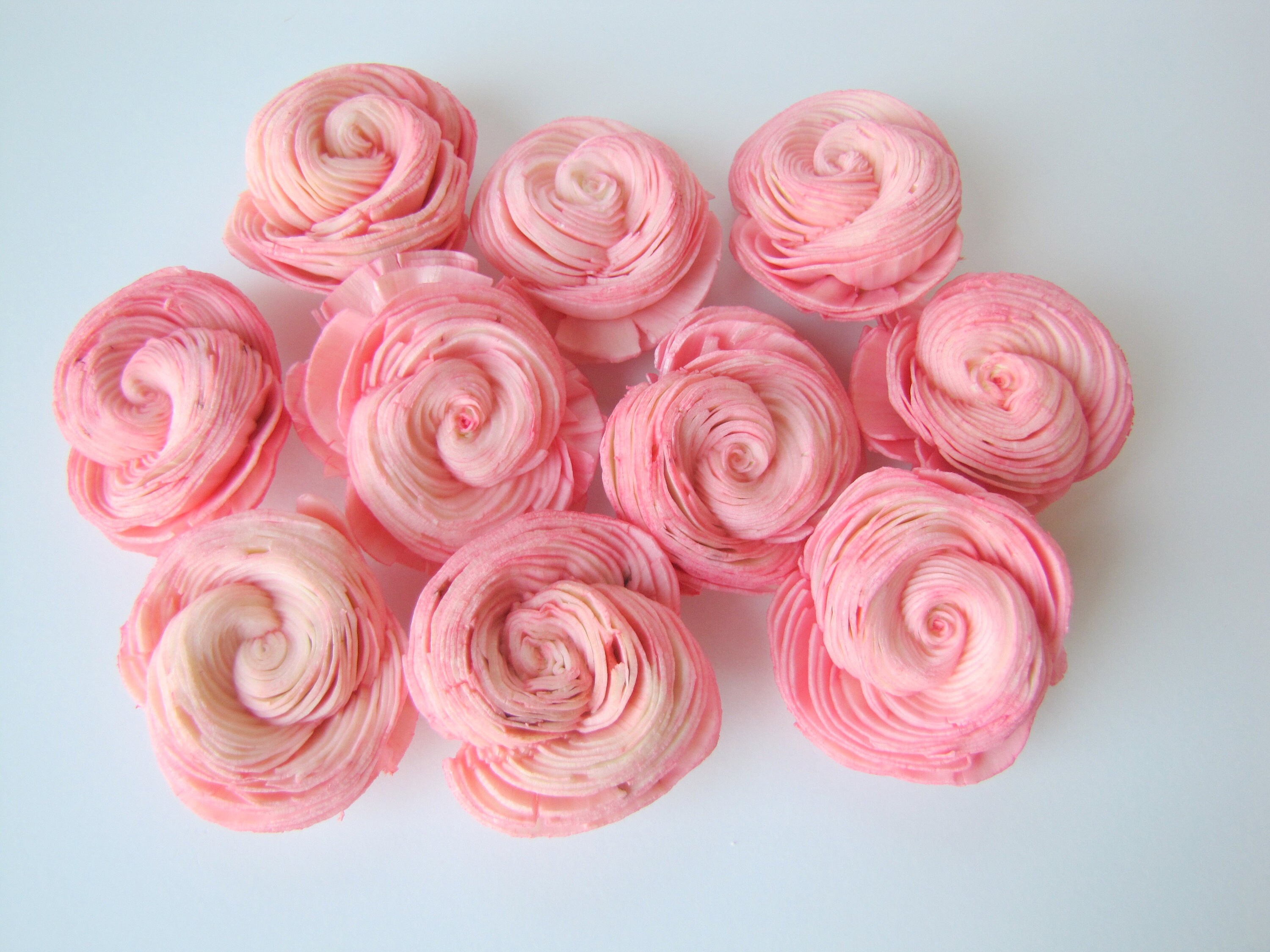 Baby Pink Sola Shell Flowers - SET OF 10