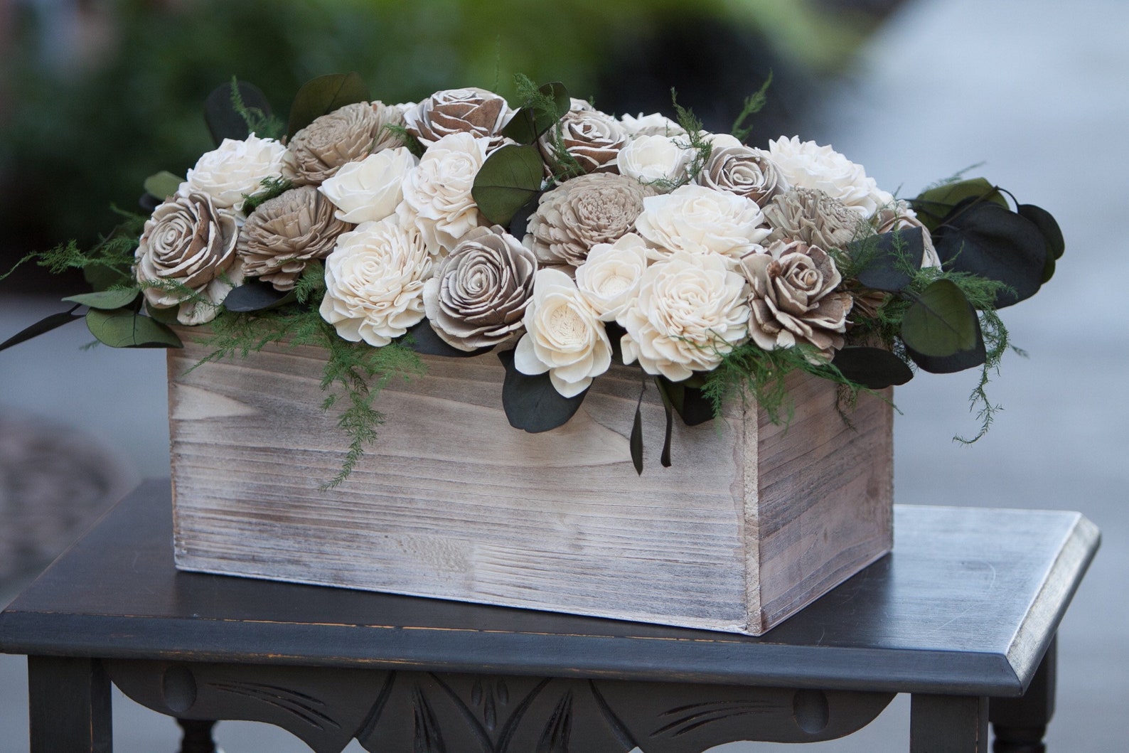 Large Neutral Sola Flower Table Arrangement - Etsy
