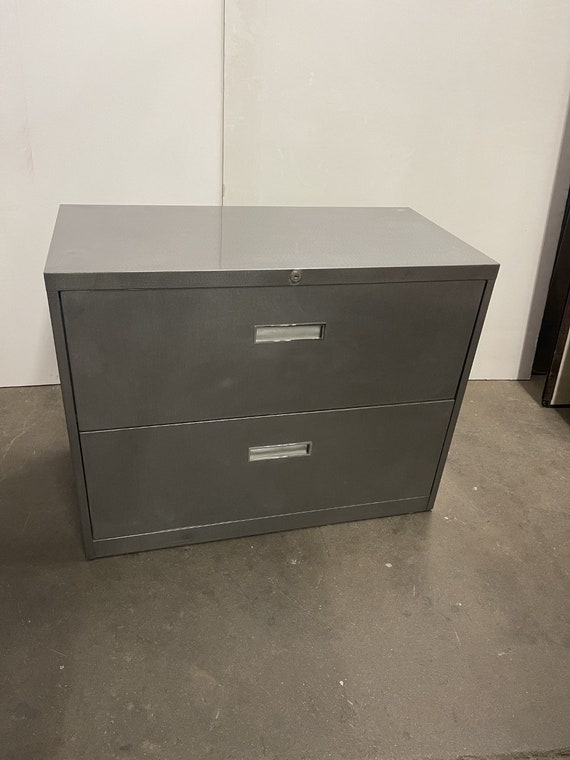 Vintage Steelcase Lateral File Cabinet - Etsy