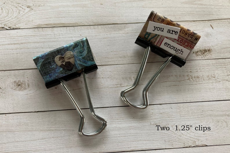 Embellished Binder Clips - Binder Clip - Embellished Clip - Journal ...