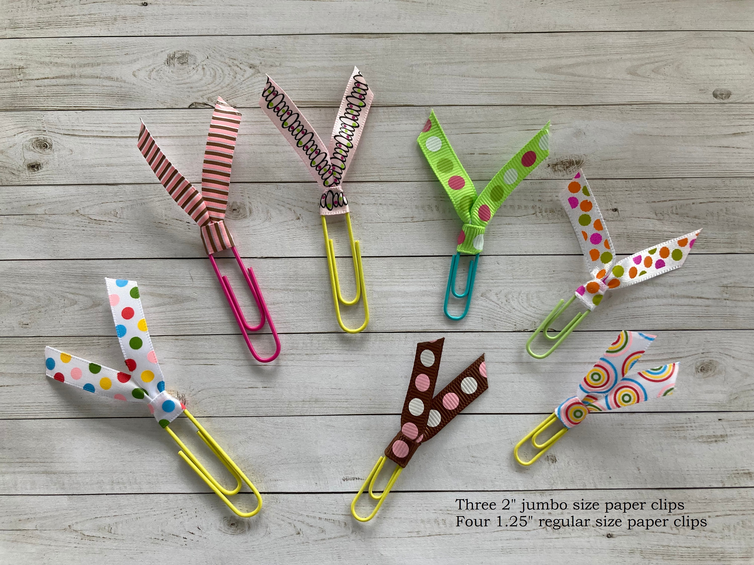 Embellished Paper Clips Altered Paper Clips Decorative Paper Clips ...
