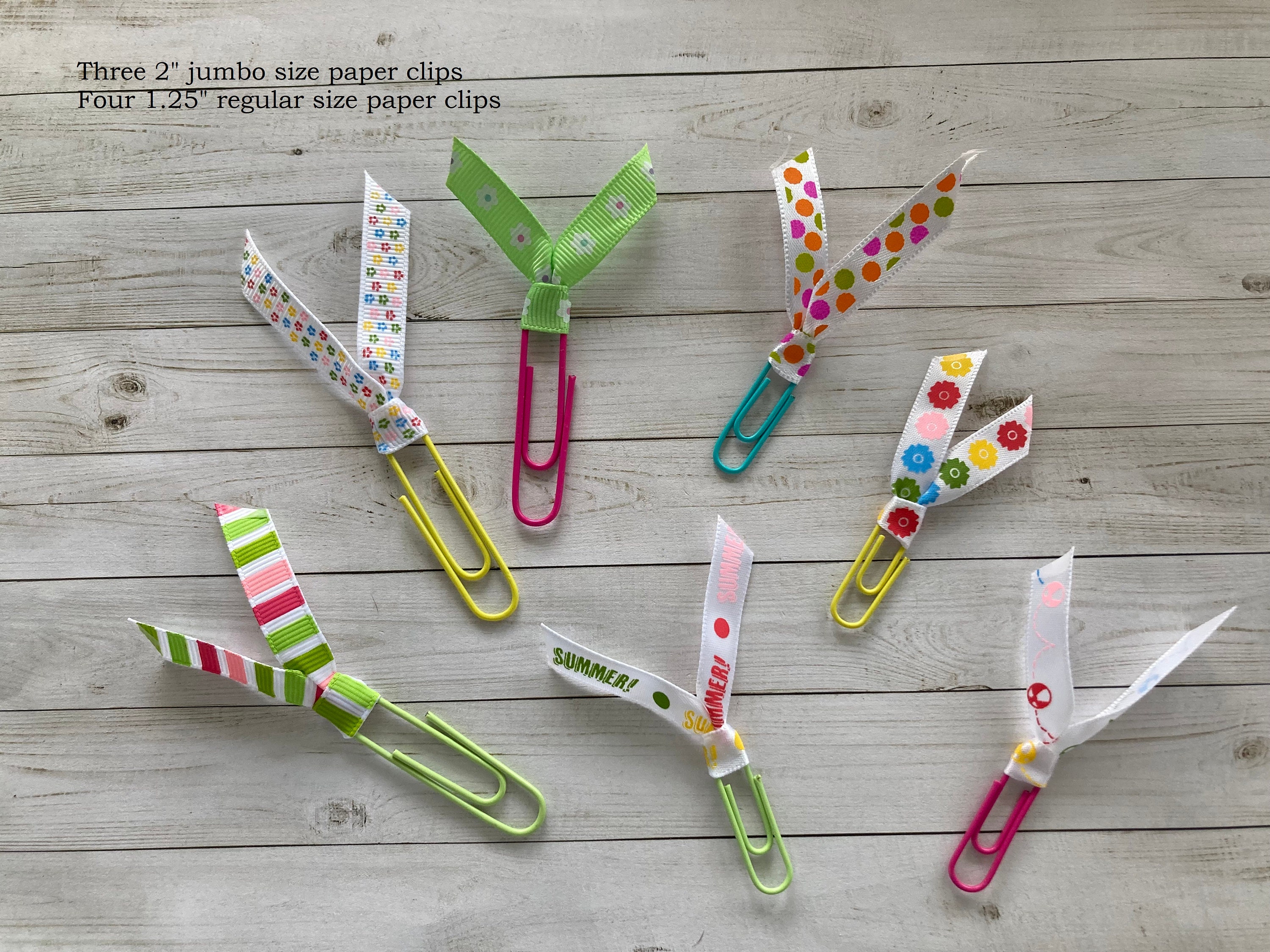 Embellished Paper Clips - Altered Paper Clips - Decorative Paper Clips ...