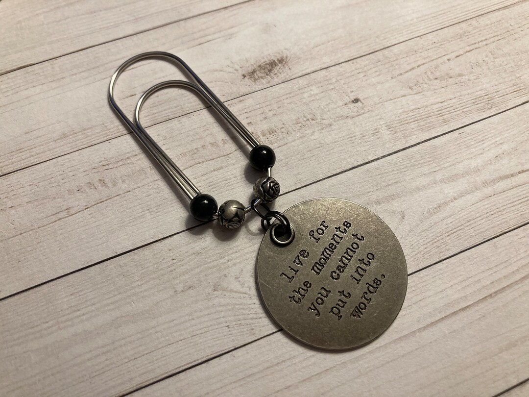 Embellished Jumbo Paper Clip - Altered Paper Clip - Journal Clip ...