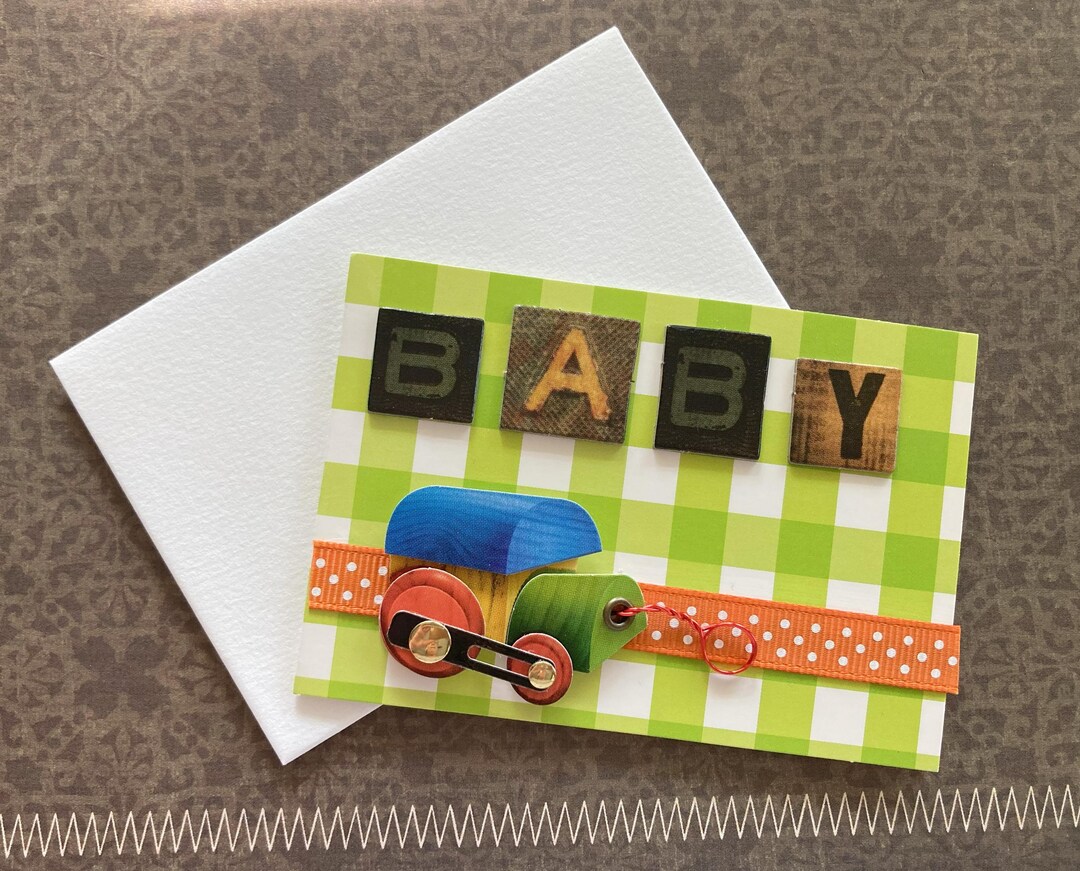 Baby Gift Card, Baby Shower Card, Gift Card, Mini Card, Money Holder ...